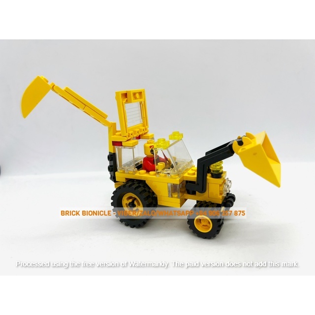 Lego TOWN - LEGO CITY TRUCK TRUCK ASSEMBLY TOY - 6662 Backhoe | Shopee ...