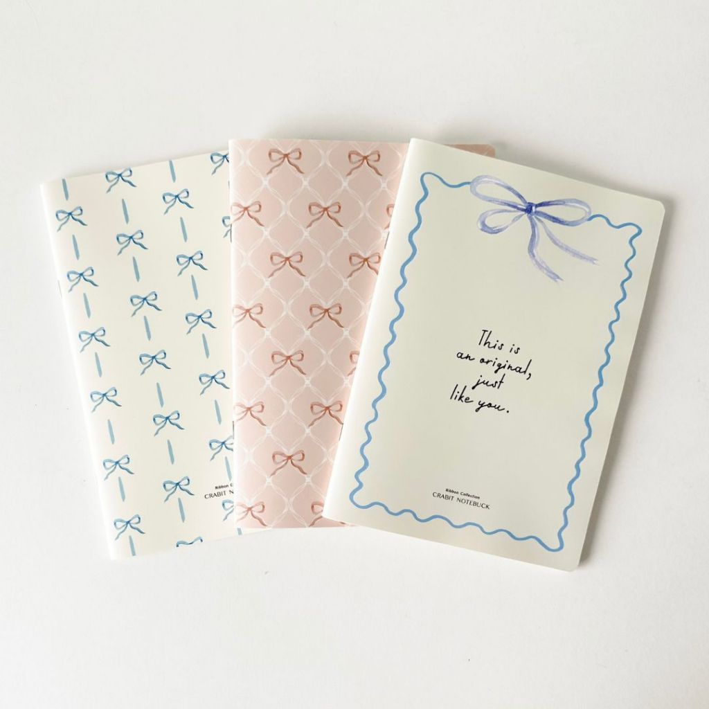 Crabit Ribbon Collection 120-page horizontal notebook | Shopee Malaysia