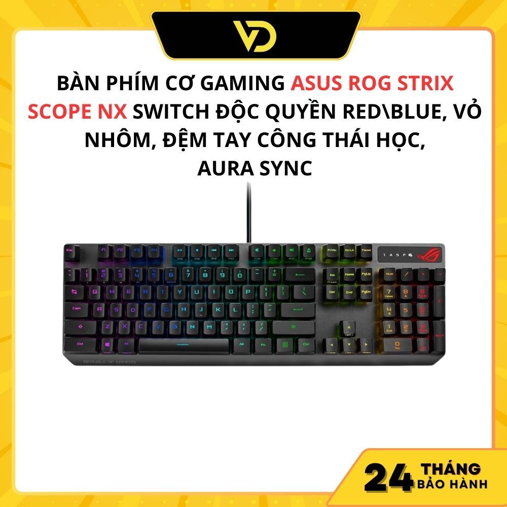 Asus ROG STRIX SCOPE NX Switch exclusive RED\BLUE mechanical gaming ...