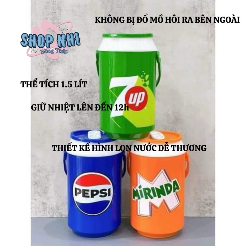 Thermos bottle shaped like a soft drink can 1 liter, 1.5 liters ...