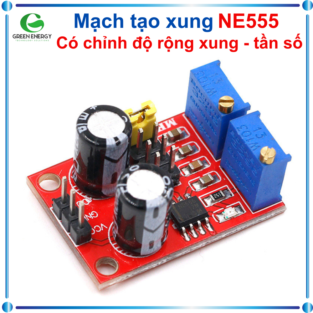 Ne555 Pulse Generator Circuit With Pulse Width Adjustment - Frequency ...