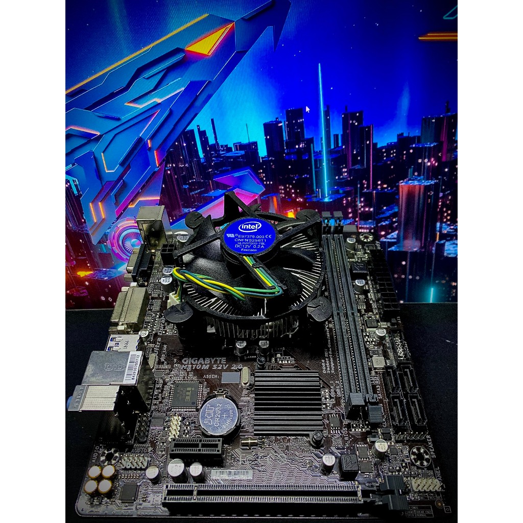 Hot [Free Fan] Genuine Gigabyte H310m S2V + i5 9400F Main Combo (Main ...