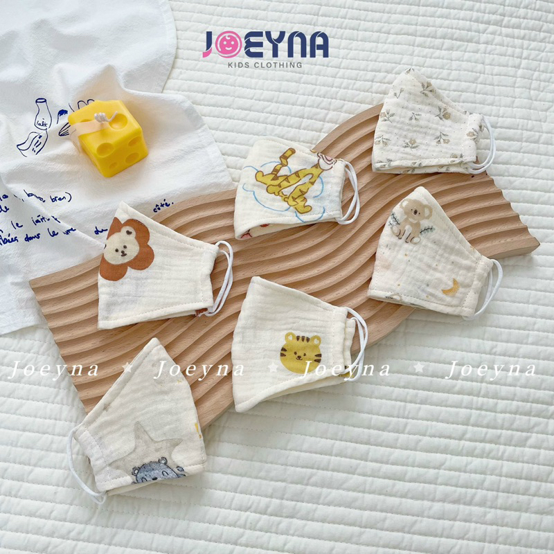 Muslin Bucket Masks For Children (From 1-6 Years Old) | Shopee Malaysia