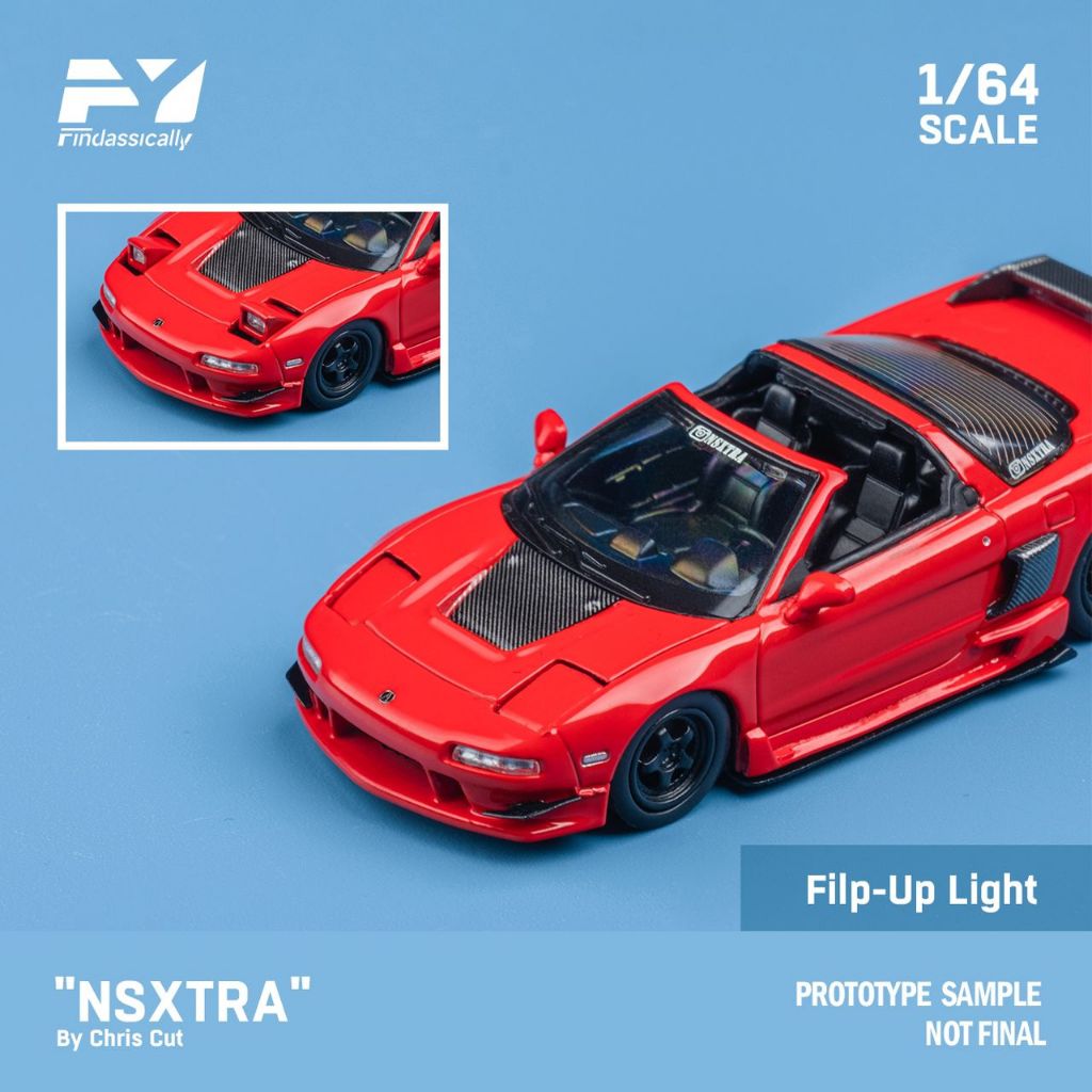 Model 1:64 FINCLASSICALLY - Honda NSX TRA by Chris Cut Red | Shopee ...