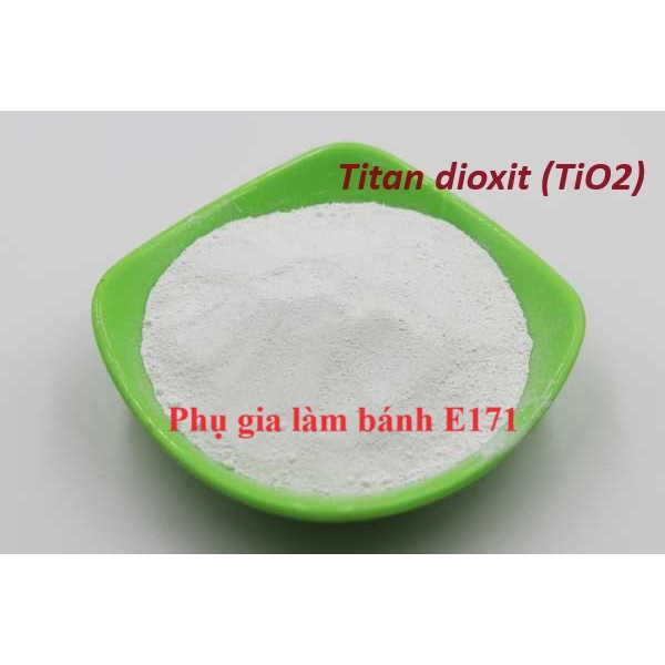 TiO2 Titanium dioxide powder - Baking additive, food additive, oil ...