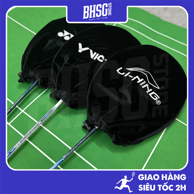 Velvet badminton racket head cover (38 x 20 cm) badminton racket cover ...
