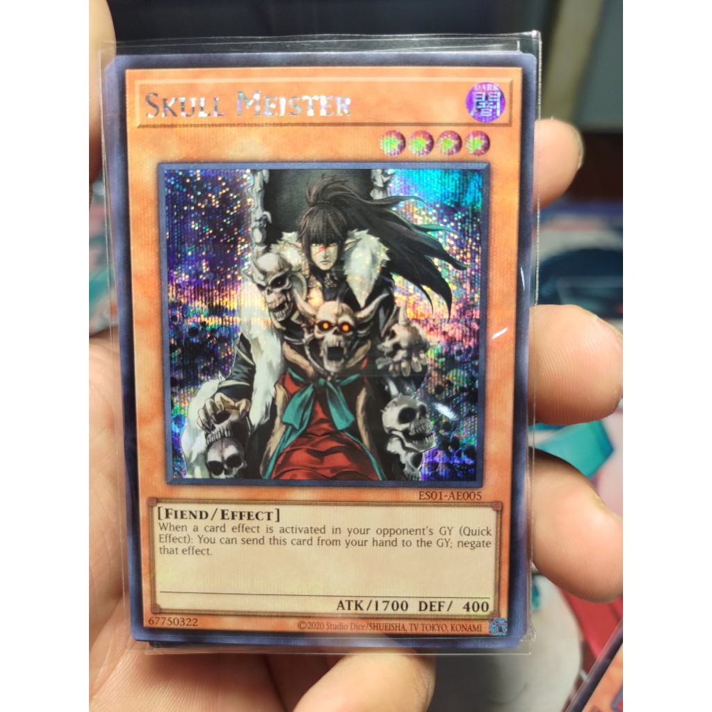 [KW2 Yugioh] [EN-AE] Card ES01-AE005 Skull Meister | Shopee Malaysia