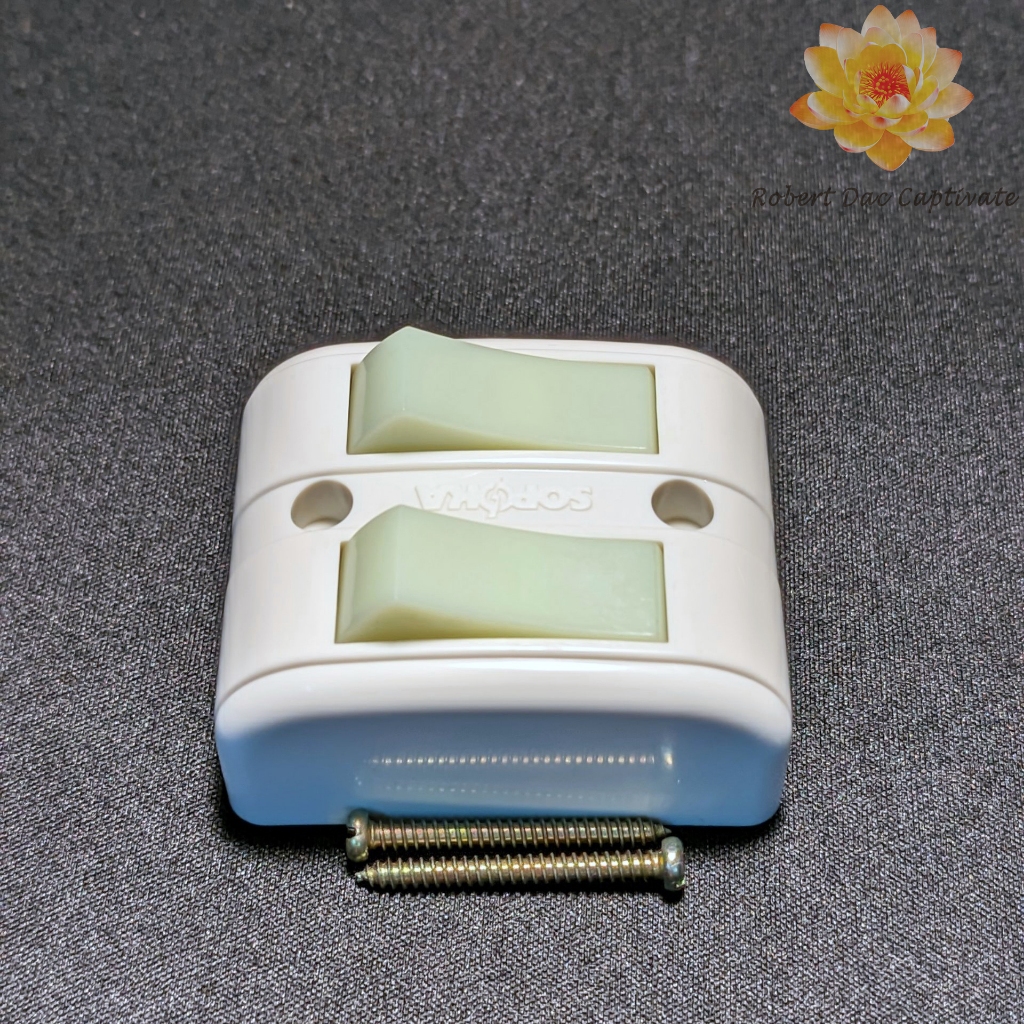 Beautiful Luminous Double Power Switch (Dual Embossed Switch) | Shopee ...