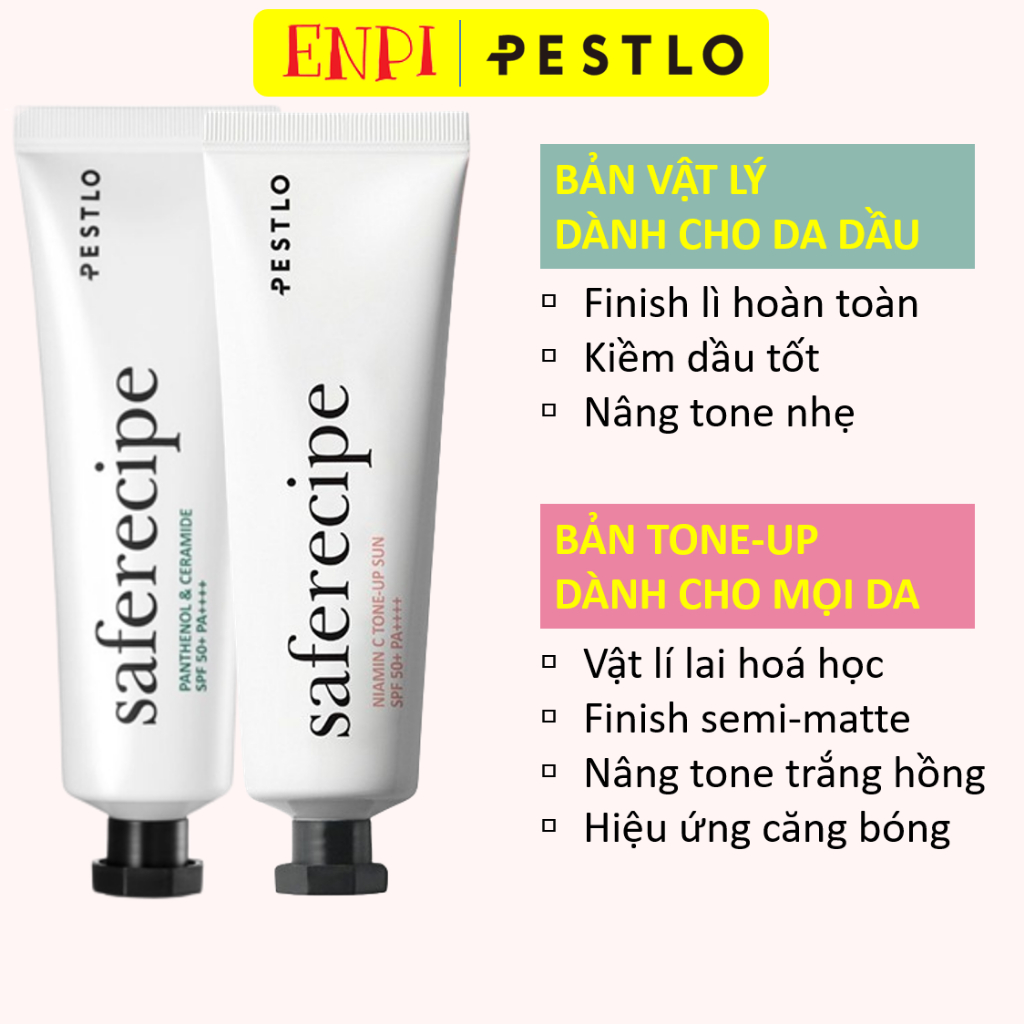 Pestlo Safe Recipe Sunscreen SPF50 PA++++ | Shopee Malaysia