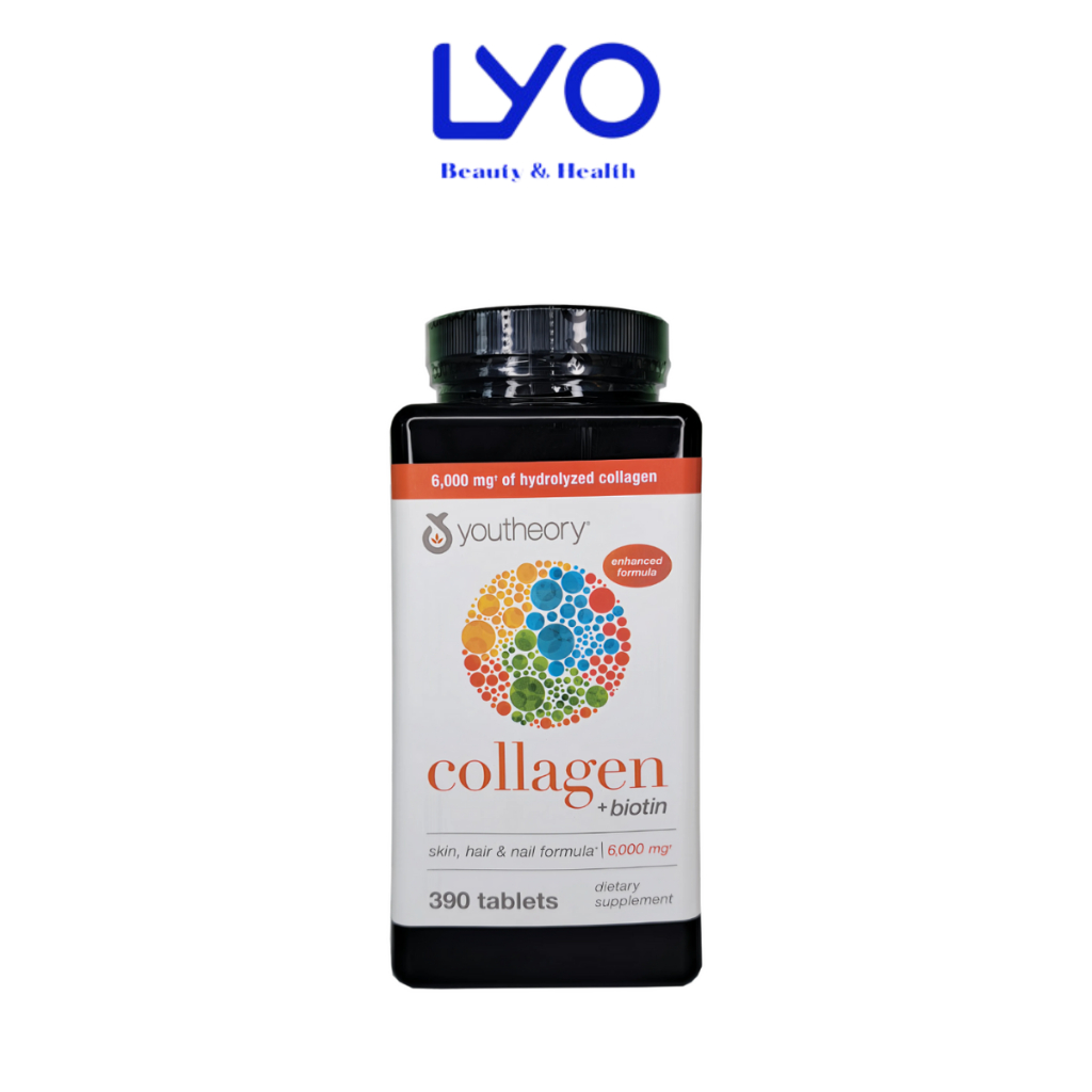 Youtheory Collagen + Biotin 6000mg Usa 390 capsules | Shopee Malaysia