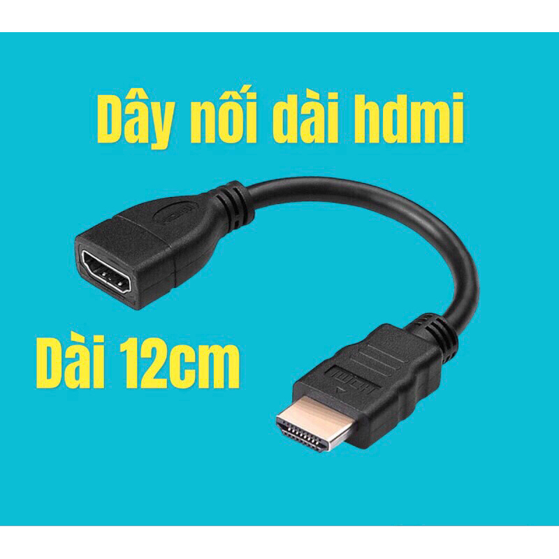 Male to Female Hdmi Port Extension Cord 12Cm Long | Shopee Malaysia