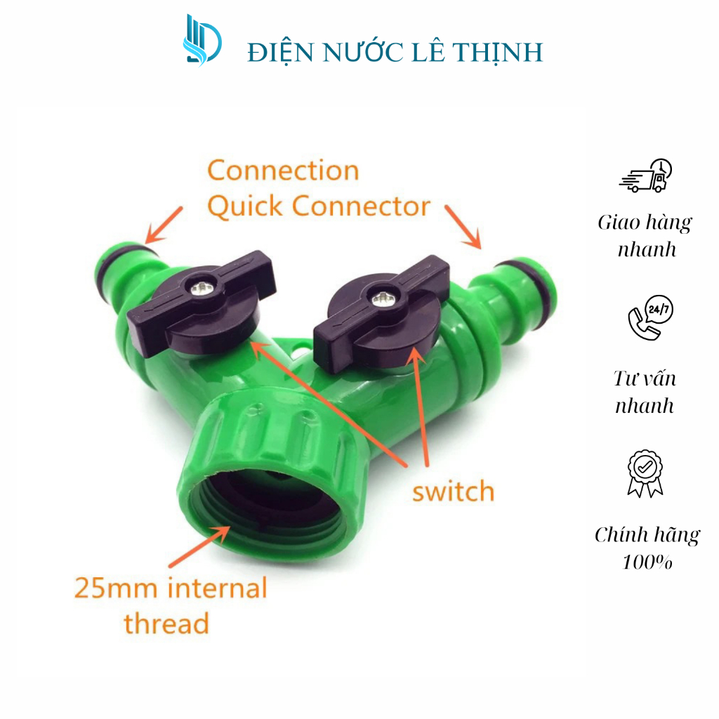 Faucet Split Head, 2-Way Y-Shaped Valve With Lock Valve | Shopee Malaysia