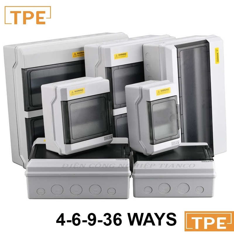 4 WAY Electric Cabinet, 6 WAY, 9 WAY, 12 WAY, 18 WAY Waterproof - IP66 ...