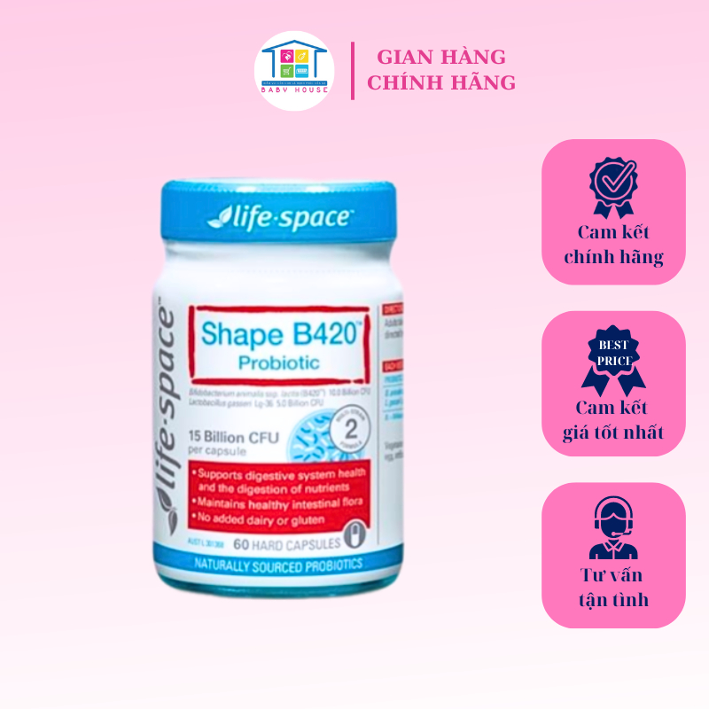 Probiotics support digestion and weight control 60 tablets Life Space ...