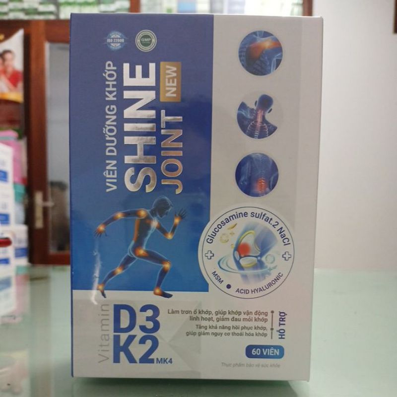 Shine Joint New Joint Balm Box Of 60 Tablets To Help Lubricate Joints ...