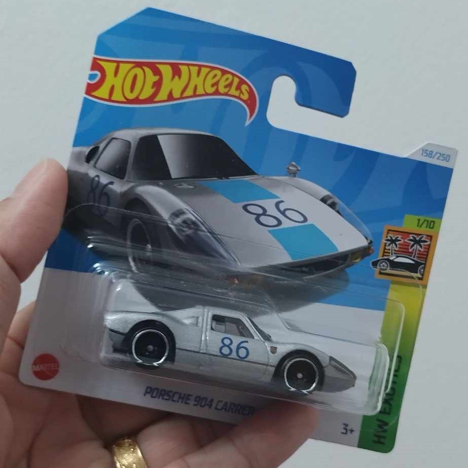 Hotwheels Supercar Porsche 904 Carrera GTS (European Card, Gray, Model ...