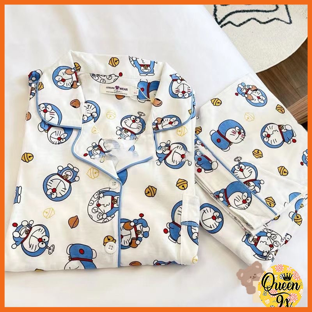 Doremon Cute and Cute Short Sleeve Pajama Sets and Home Wear Sets for ...