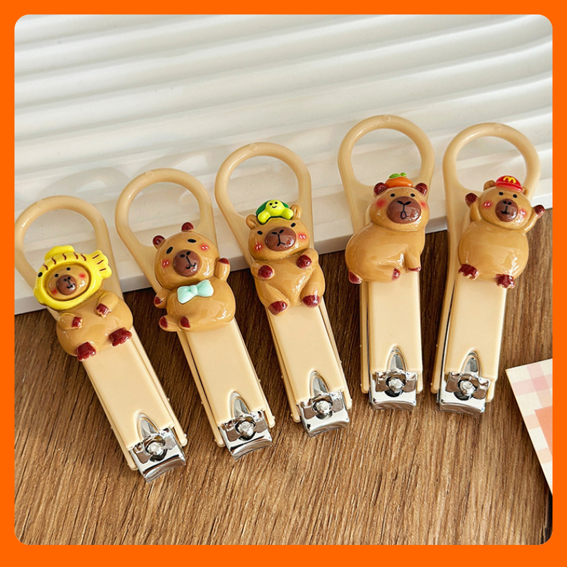 Super cute Capybara-shaped hand clipper, cute water mouse pliers with ...