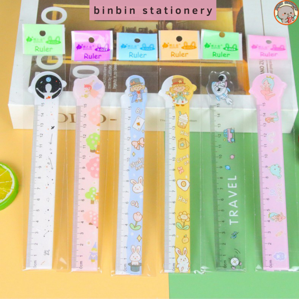 Acrylic ruler 15cm, cute, compact design TK03 | Shopee Malaysia