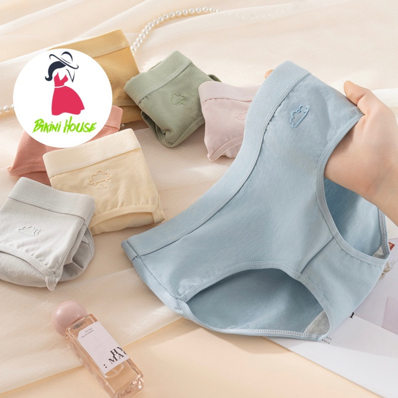 Pure Cotton Women's Underwear with Weather Pattern, sporty, youthful ...