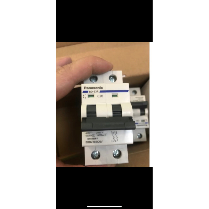 Genuine panasonic) PANA PANA 2-phase double ace, Aptomat circuit ...