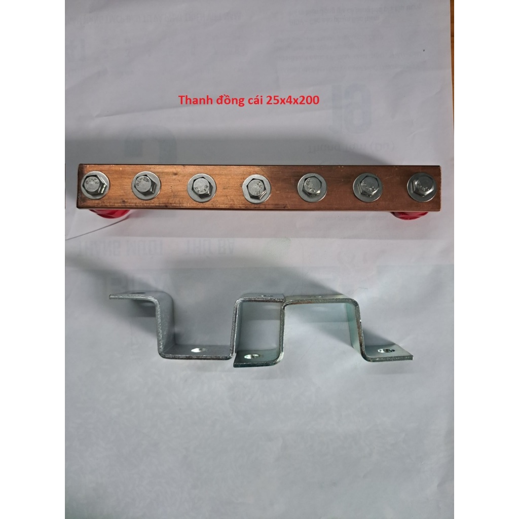Grounding bridge, busbar copper bar 25x4x200, copper grounding bar ...
