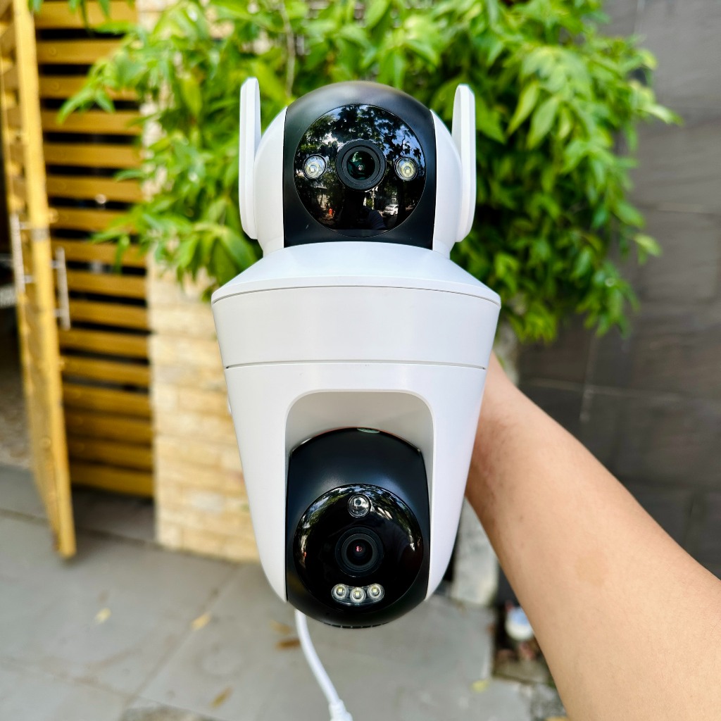 Icam365 A14S Camera 2 Eyes Independent Rotation 10Mpx 360 Degree ...