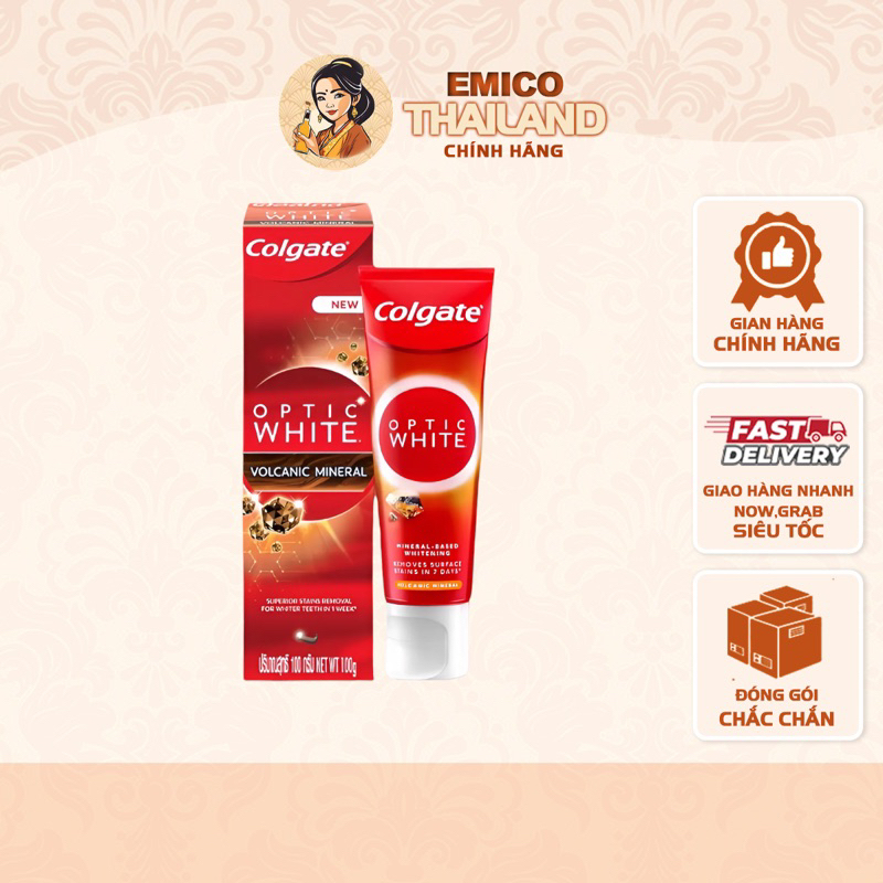 Colgate Optic White Toothpaste Thailand 100g | Shopee Malaysia