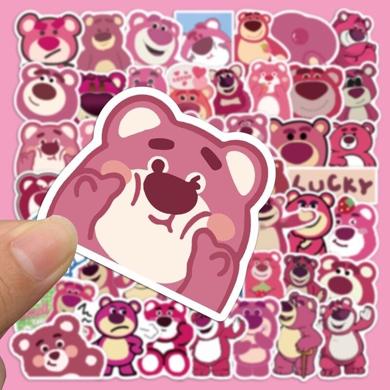 Lotso Bear Sticker (combo of 30-60 different stickers) | Shopee Malaysia
