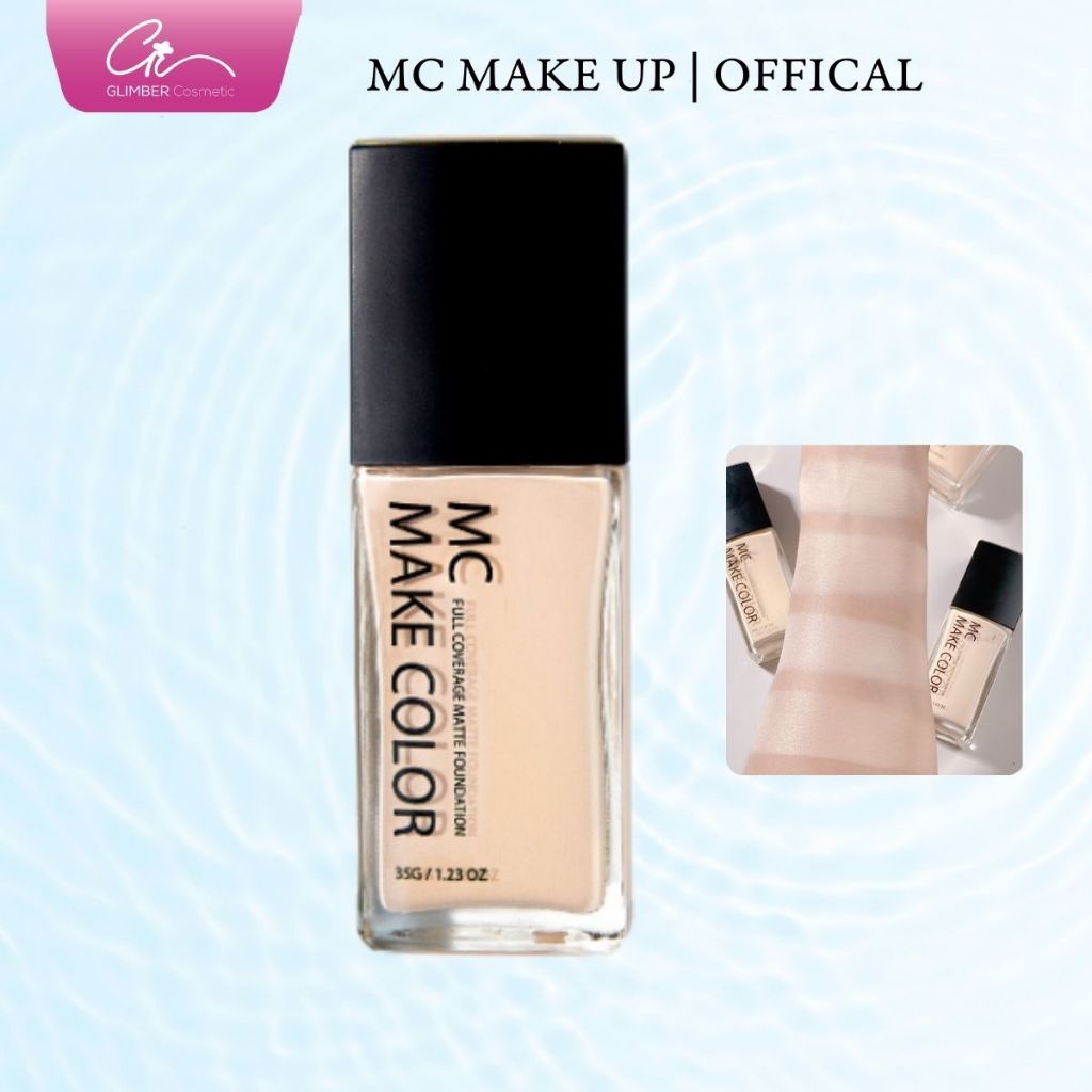 Mc Foundation Water Resistant - Long-Lasting - Oil-Alkaline - Smooth ...