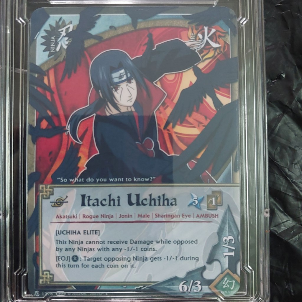 Tcg Card NARUTO Itachi Uchiha 2054 d5 1-1 | Shopee Malaysia