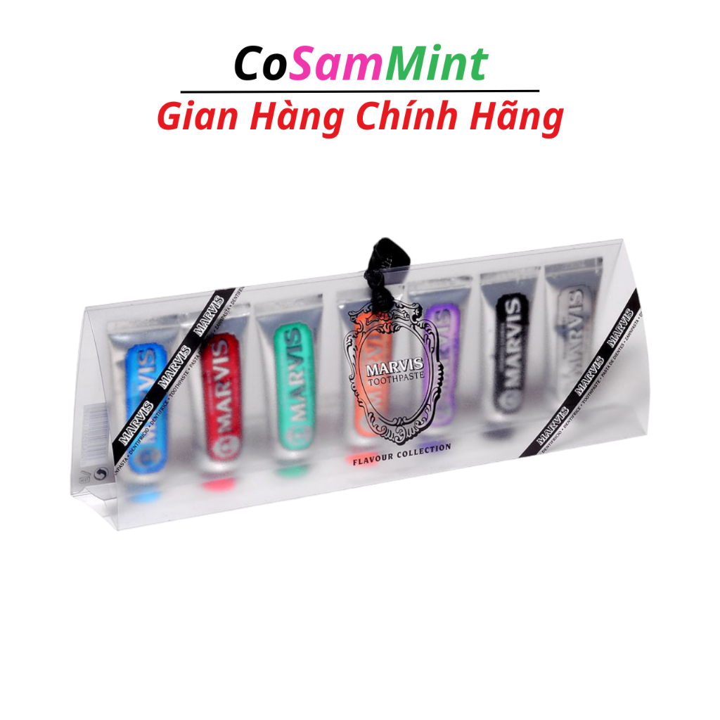 Mini Pack 7 Tubes Of Marvis Classic Toothpaste 7X25ml - Set Of 7 Tubes ...