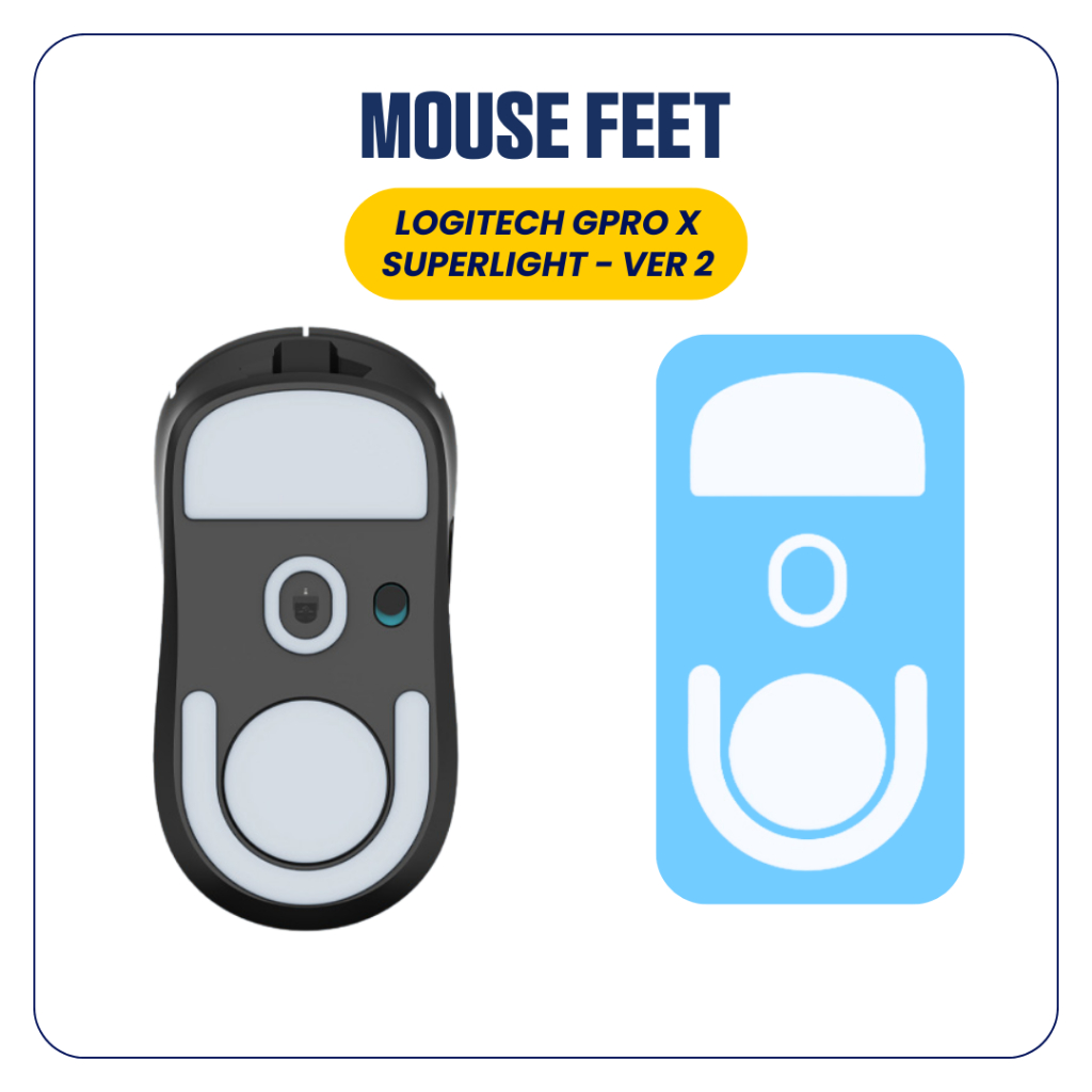 Feet ICE Logitech GPro x Superlight 2 Mouse, Mouse Feet GPX2 | Shopee ...