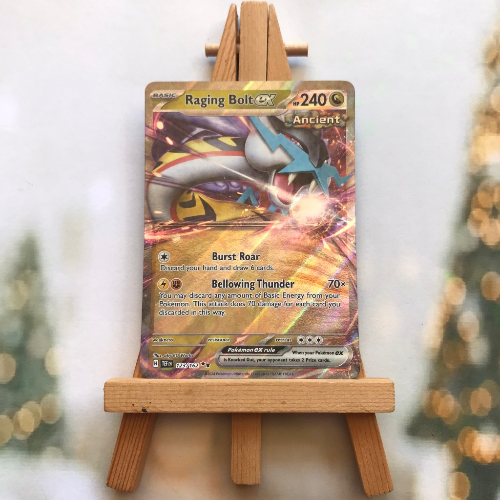Pokemon Raging Bolt ex 123 / 162 - Scarlet & Violet Card: Genuine ...