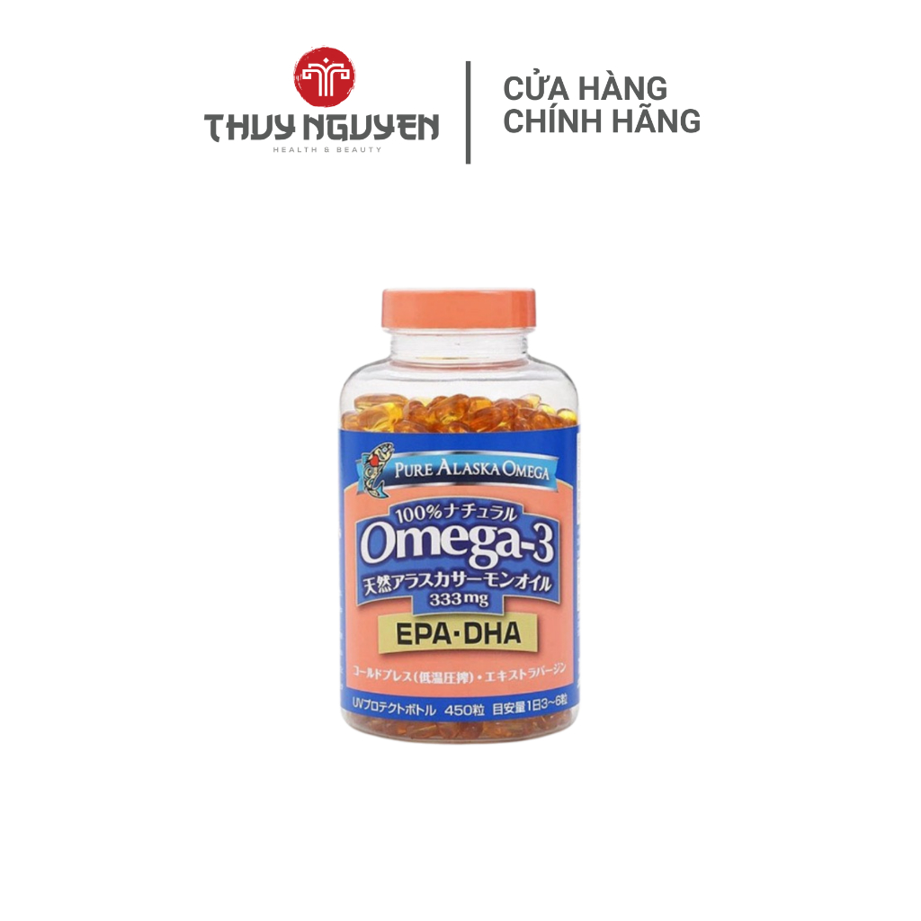 Omega 3 Pure Alaska oral tablet EPA - DHA (450 capsules) | Shopee Malaysia