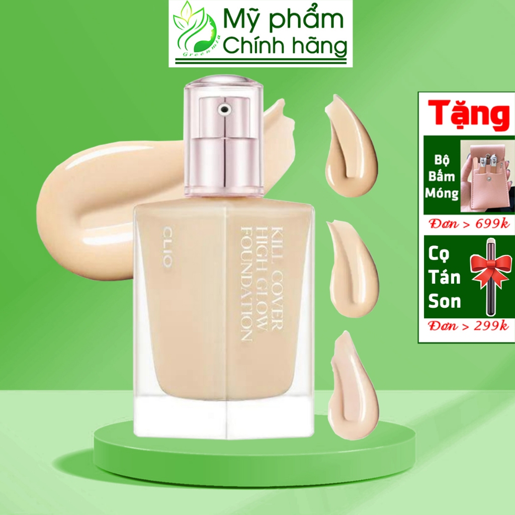 Clio Stretch Foundation Kill Cover High Glow Foundation 38G | Shopee ...