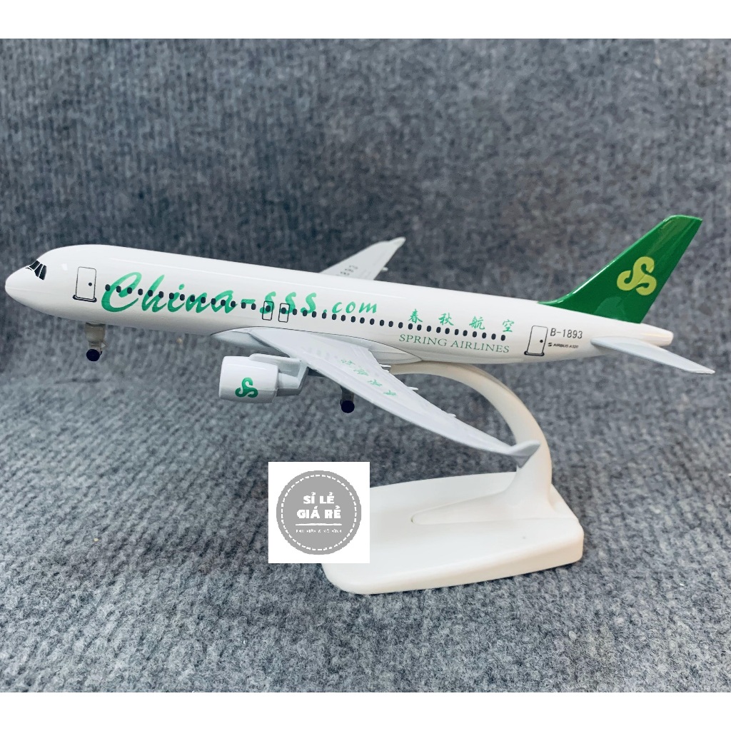 Spring AIRLINES" CHINA SSS Premium Metal Airplane Model with Die-cast ...