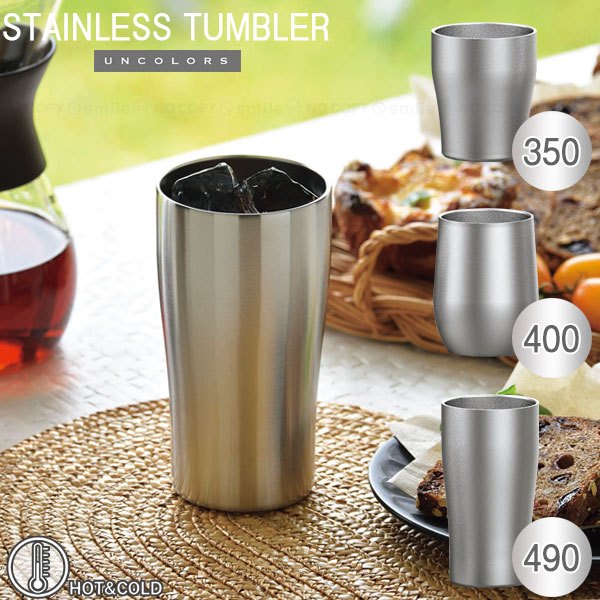 18 / 8 Kakusee stainless steel 2-layer vacuum heat-retaining cup Imported from Japan 350ml ...