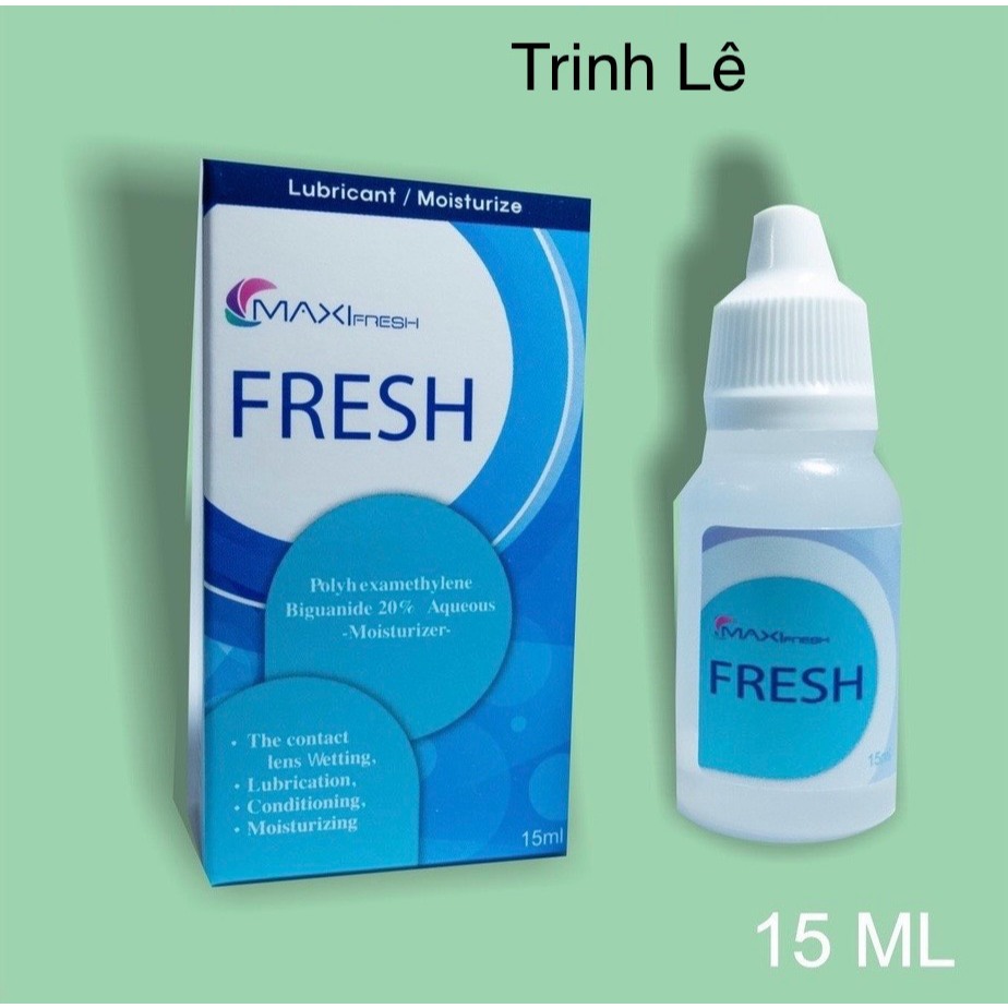 MaxiFresh contact lens eye drops 15ml Korea - Trinh Le | Shopee Malaysia