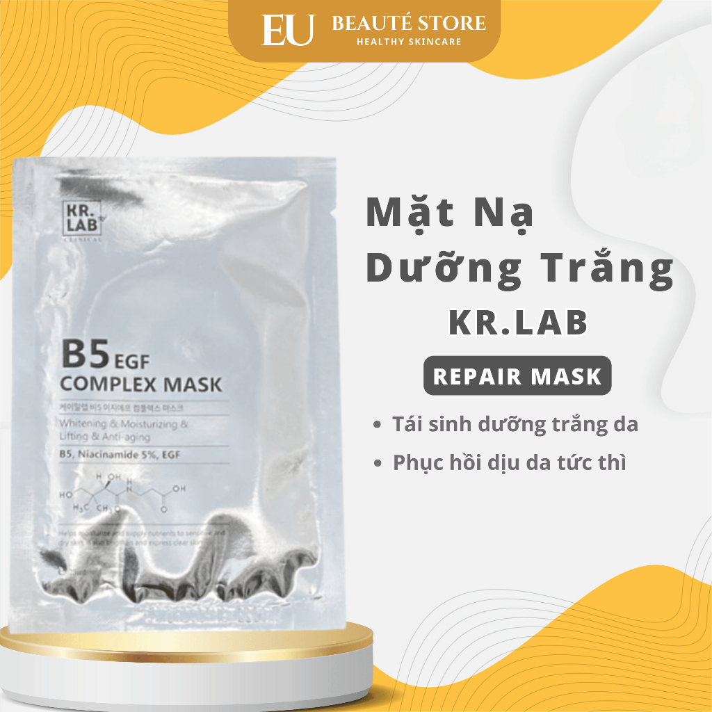 [CTY Product] Kr.Lab+ B5 EGF Complex Mask Hydrating And Whitening ...