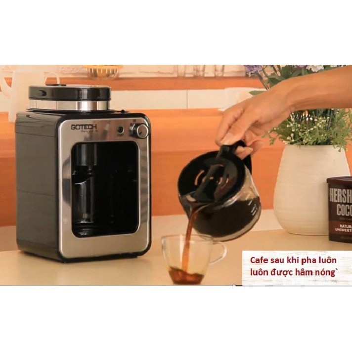 Mini Gotech Coffee Machine, Self-Grinding Coffee Beans, cafe Home ...