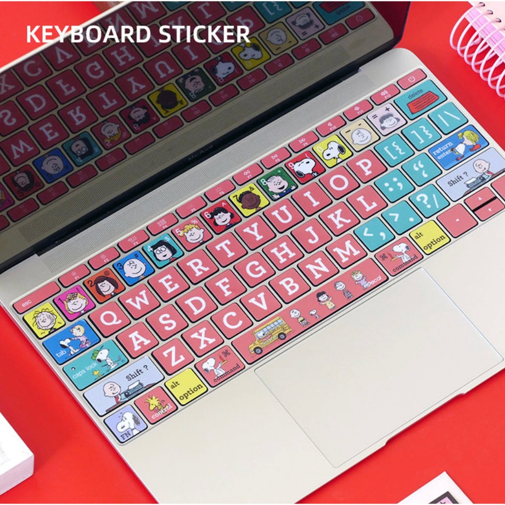 Macbook Laptop Keyboard Decoration Stickers - cute cartoon version ...