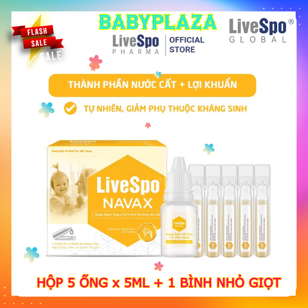 Livespo NAVAX KIDS - Nasal drops for children to relieve nasal ...