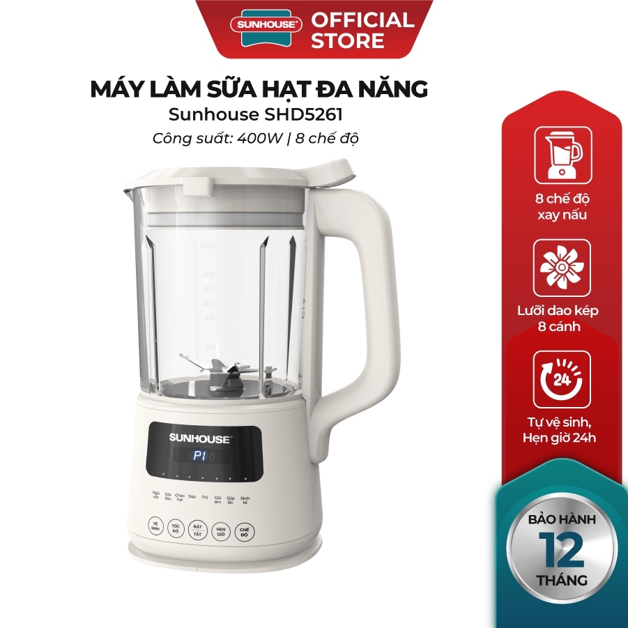 Sunhouse SHD5261 Multi-Purpose Seed Milk Maker 1L Capacity - Genuine ...