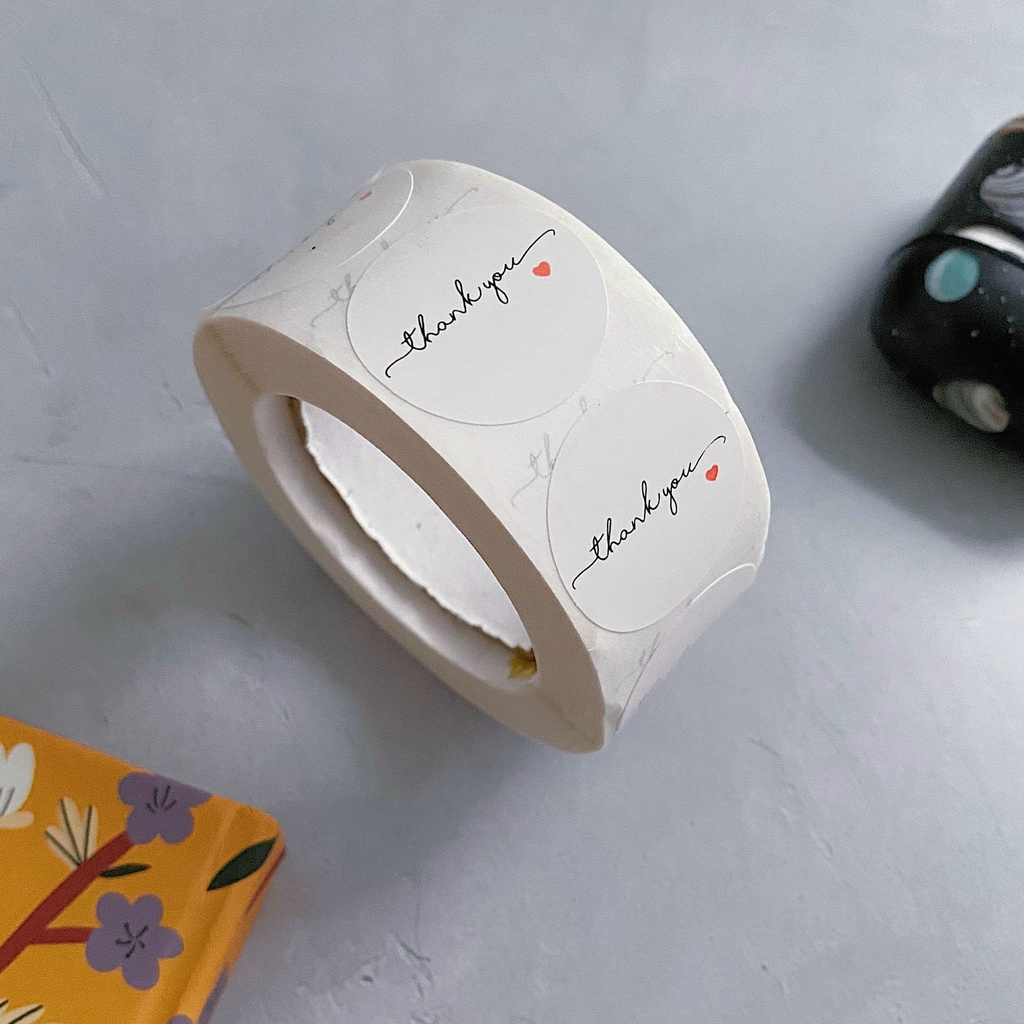 500 Stickers Sticker Decal Thank You Thank You stickers for gifts, gift ...