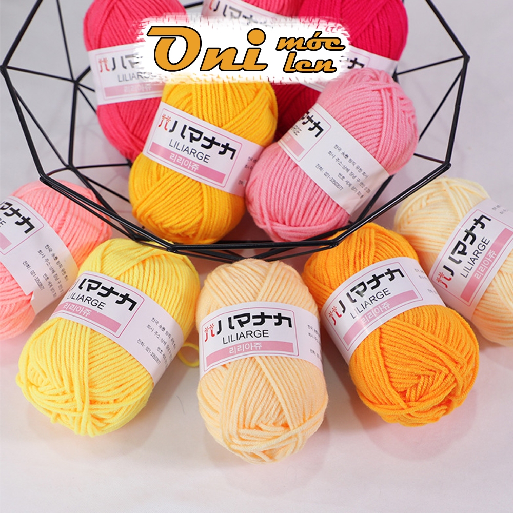 Korean Milk Cotton Wool 25g Used to Crochet Scarves, Shirts, and ...