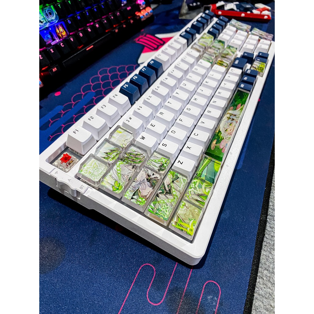 Keycap Beautiful Mechanical Keyboard Button, keycap led Through ...