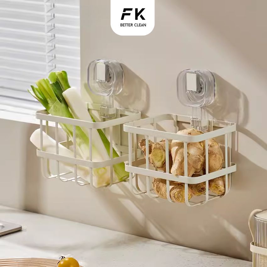 Vacuum garlic and chili rack with glue and screws, hanging shelf for ...