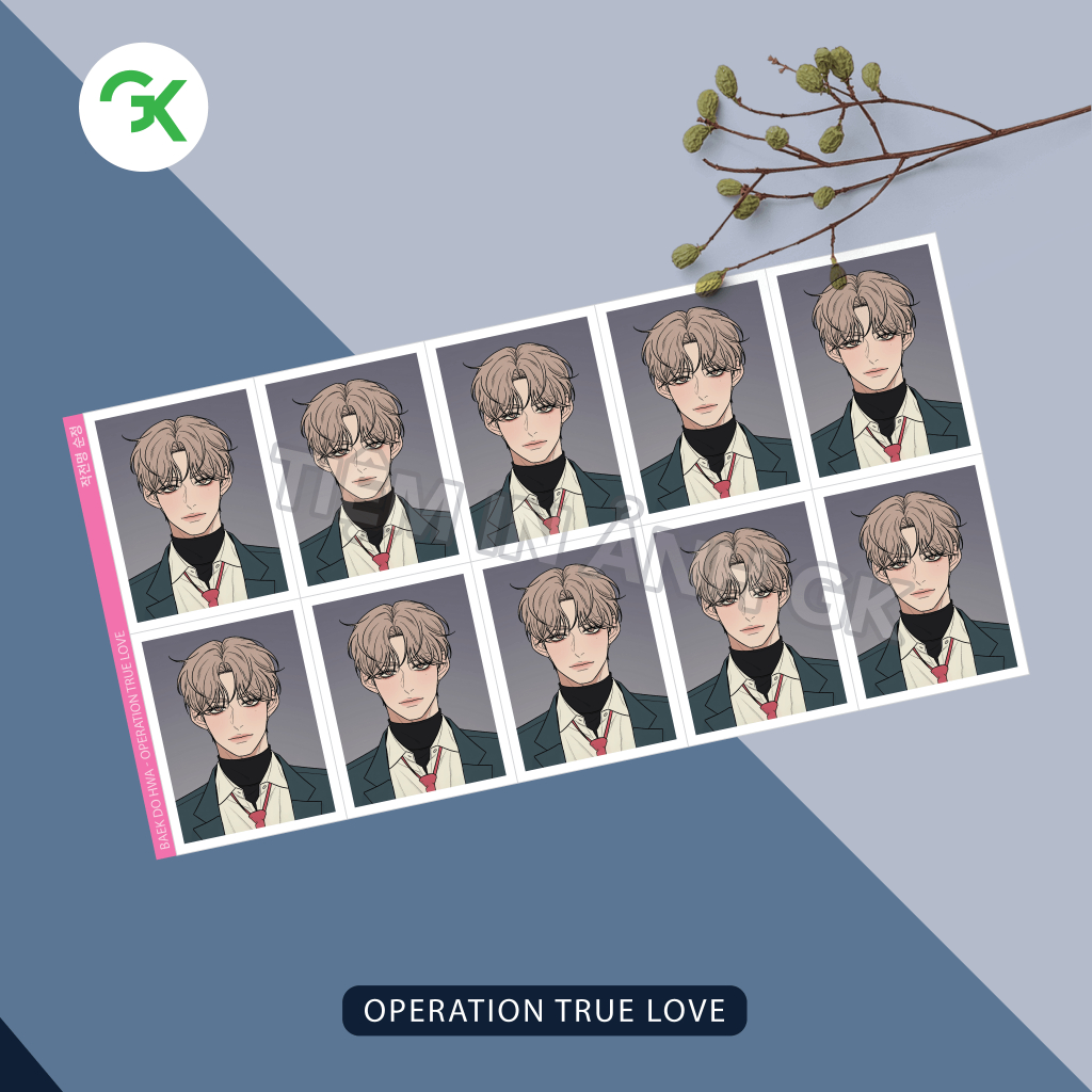 Photo ID Card Pure Love Strategy Operation True Love - Baek Do Hwa - Go Eunhyeok - Shim Sooae ...