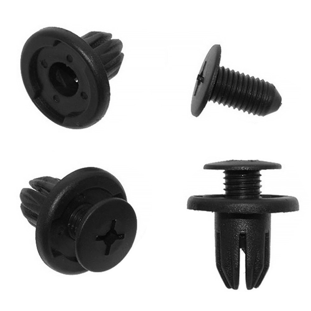 Set of 5 expansion screws, 10 mm plastic screws for cars and cars ...
